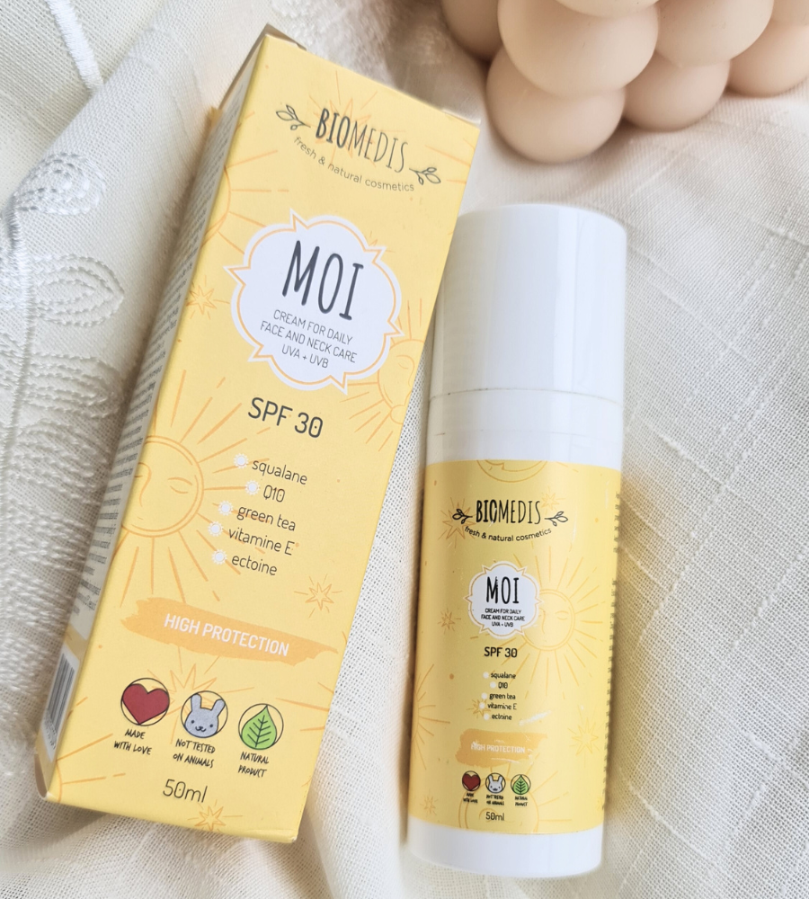 MOI - SPF 30 Krema za lice i vrat 50ml – Biomedis RS
